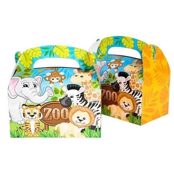 Zoo Animal Party Goodies Box | Animal Themed Parties UK