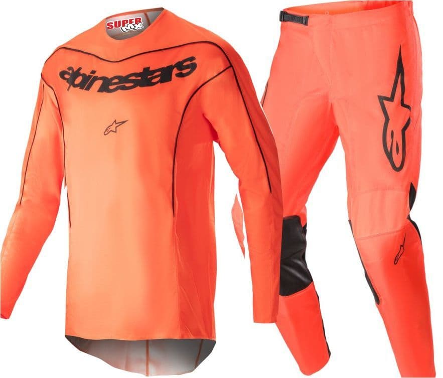 Alpinestars Fluid Lurv Motocross Kit Combo - Orange