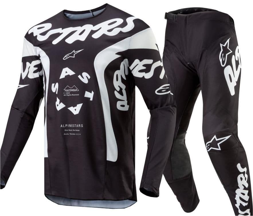 Alpinestars Racer Hana Motocross Kit Combo - Black