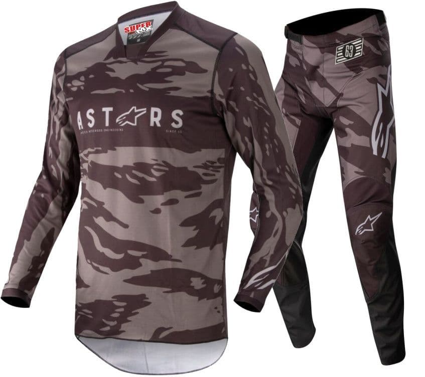 Alpinestars Racer Tactical Motocross Kit - Black Grey