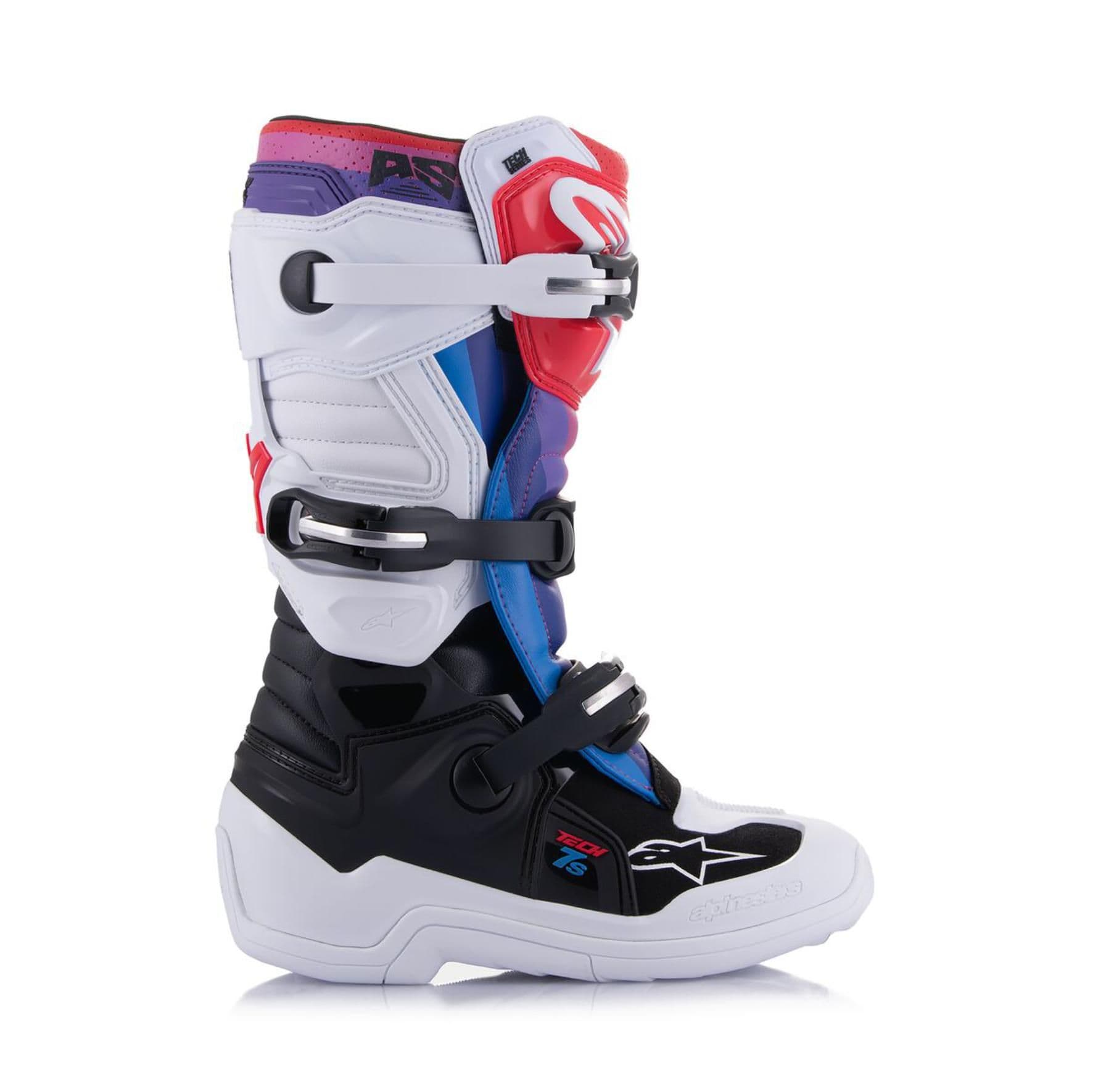 Alpinestars Tech 7S Youth MX Boot - White Rainbow