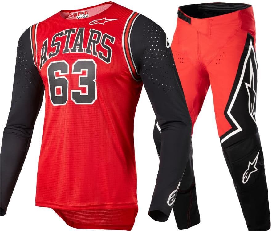 Alpinestars Techstar Limited Edition Acumen Motocross Kit Combo - Red