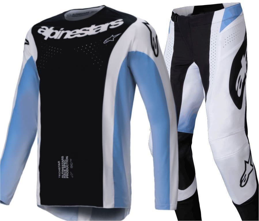 Alpinestars Techstar Melt Motocross Kit Combo - Blue