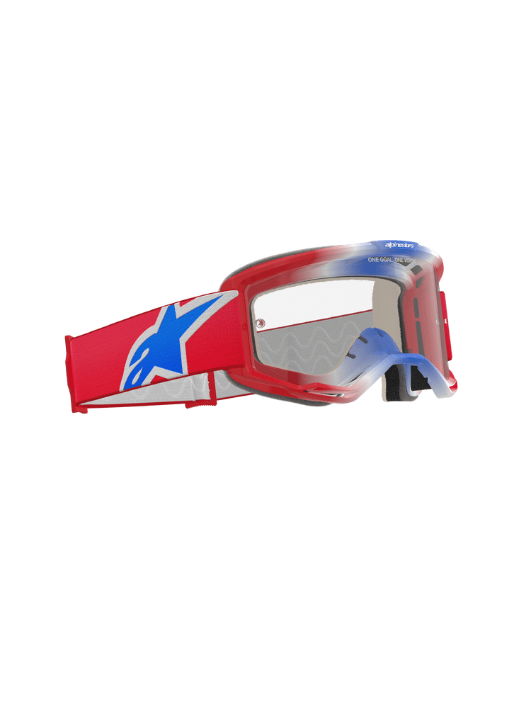 Alpinestars Vision 5 Corp RWB Goggles - Clear Lens