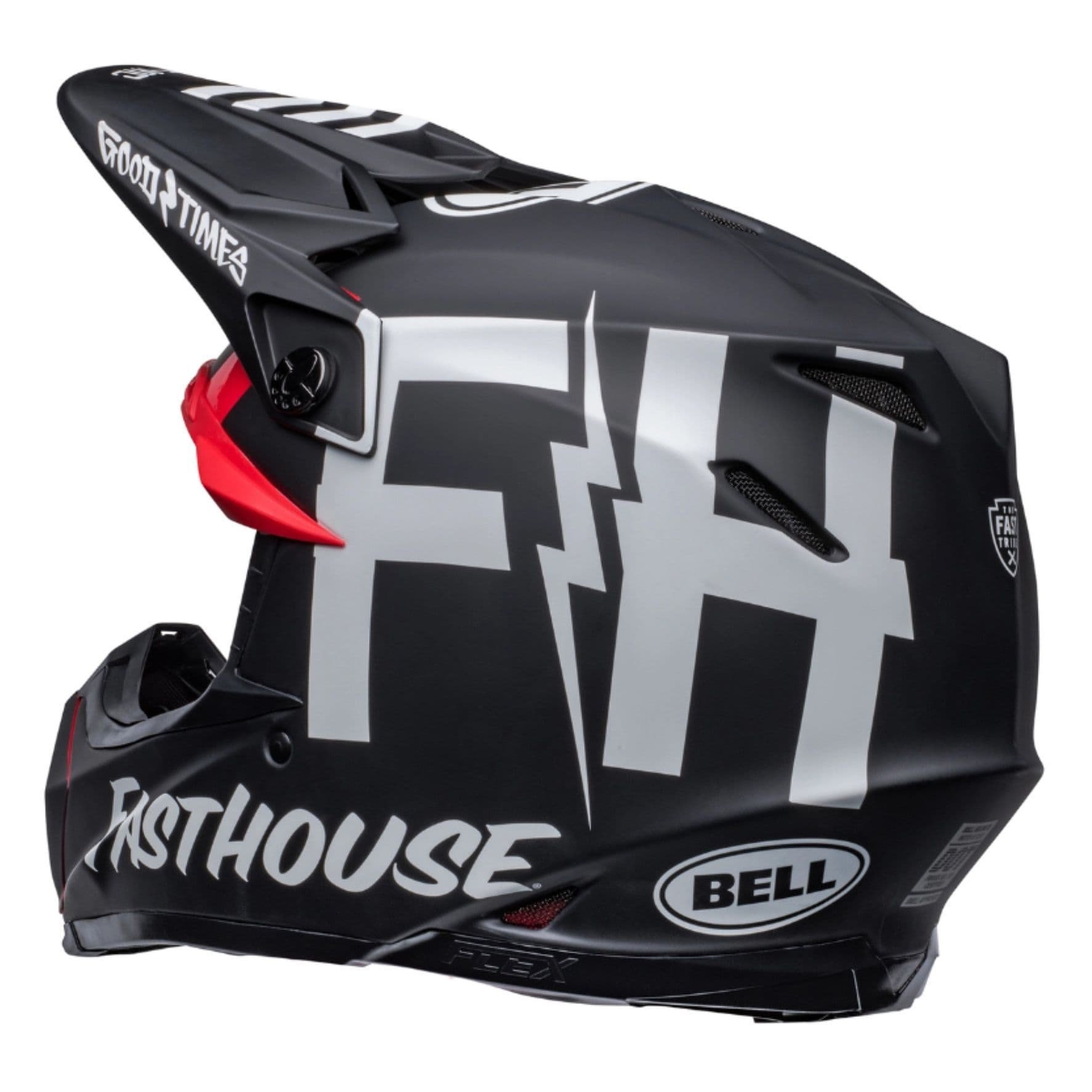 Bell Moto 9S Flex Fast House Tribe Motocross Helmet - Black