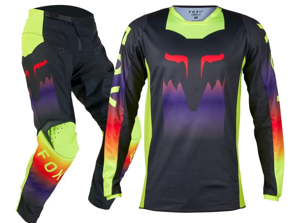 Fox 180 Flora Motocross Kit Combo - Shaddow