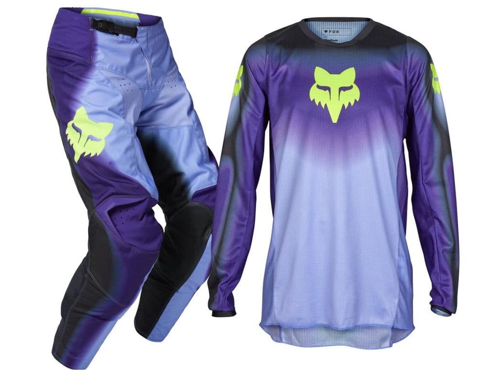 Fox 180 Interfere Motocross Kit Combo - Black Blue
