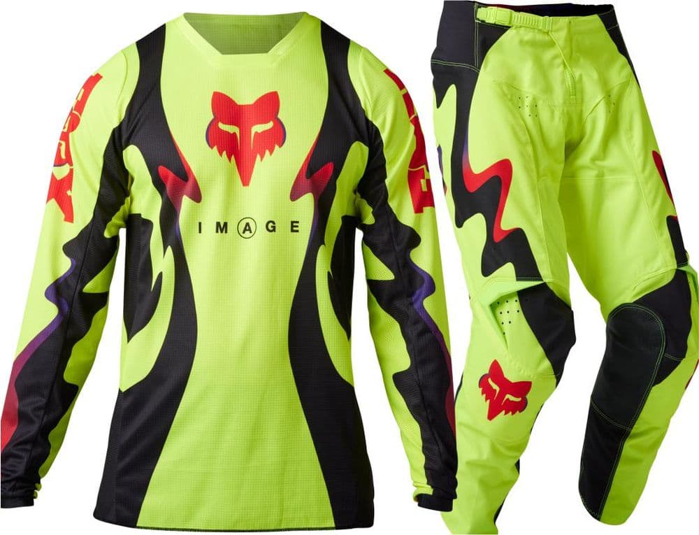 Fox 180 Kozmik Motocross Kit Combo - Yellow