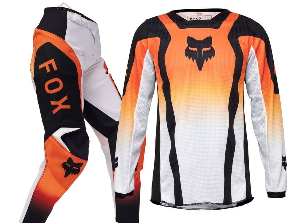 Fox 180 Lean Motocross Kit Combo - Orange