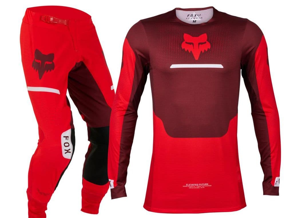 Fox Flexair Optical Motocross Kit Combo - Red