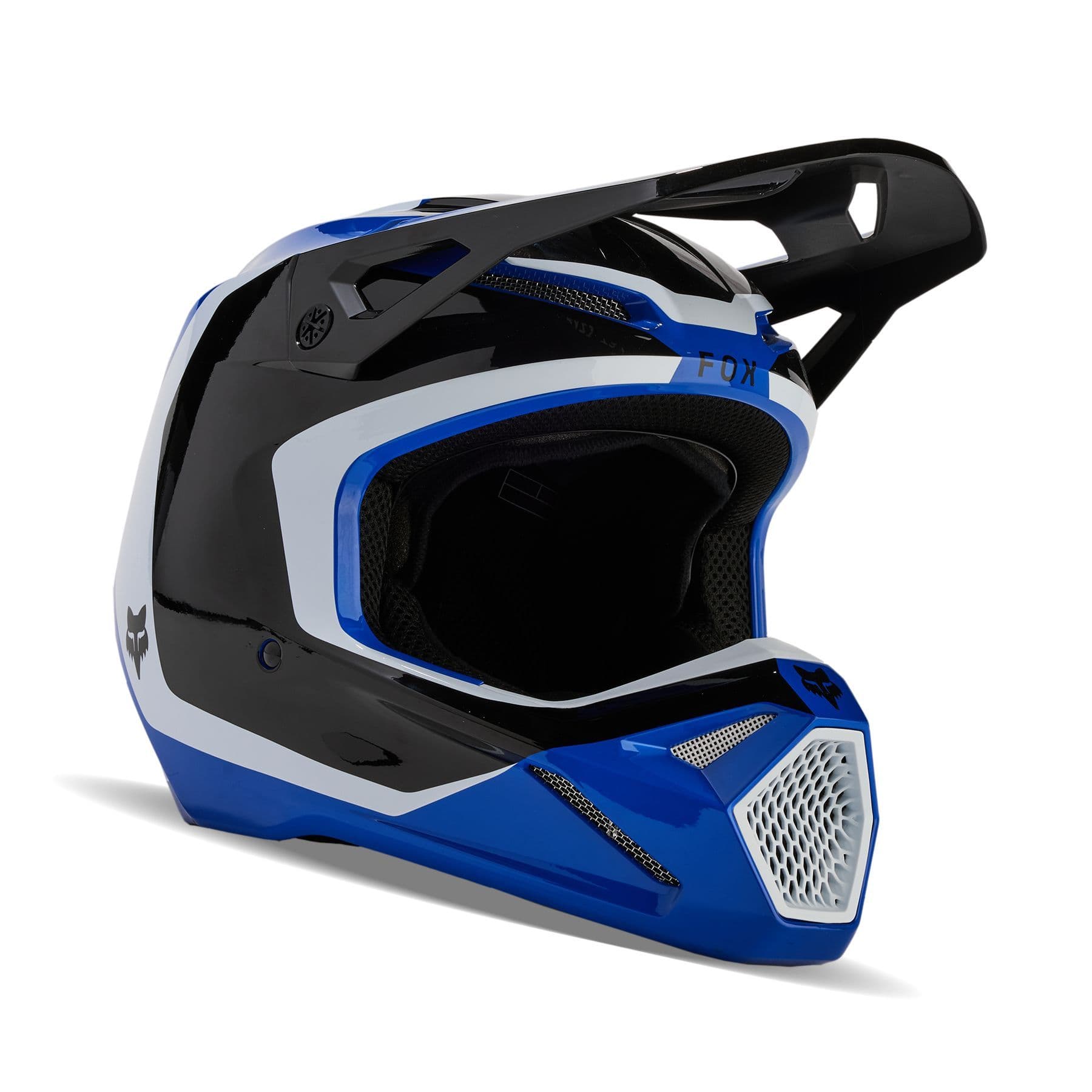 Fox V1 Nitro Motocross Helmet - Blue