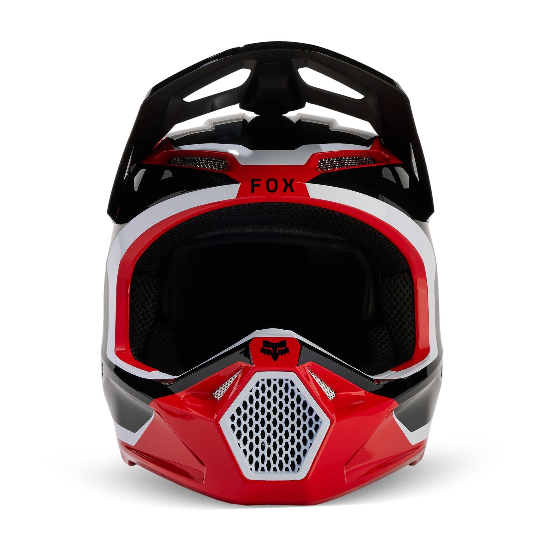 Fox V1 Nitro Motocross Helmet - Red