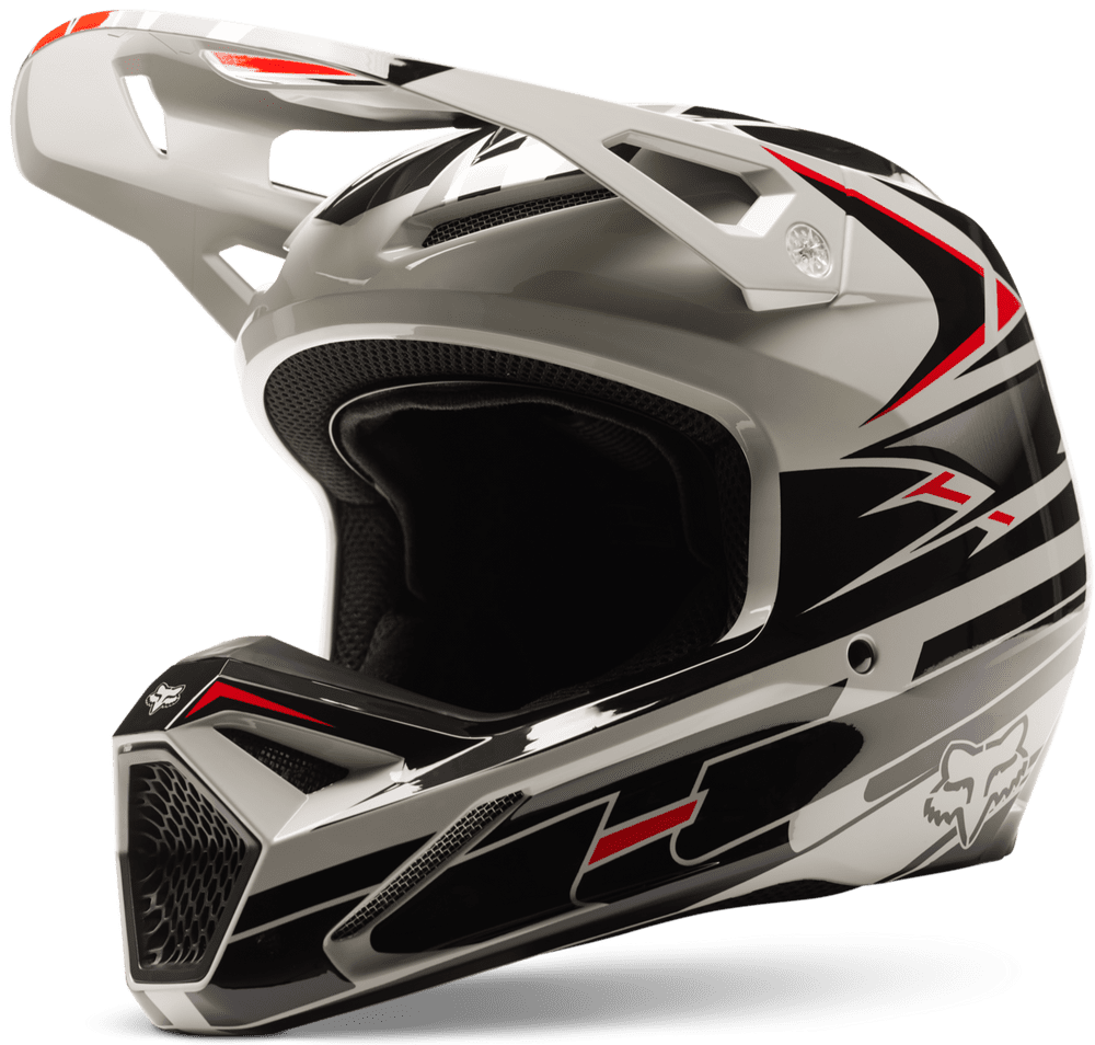 Fox V1 Strafer Goat Youth Motocross Helmet - Black