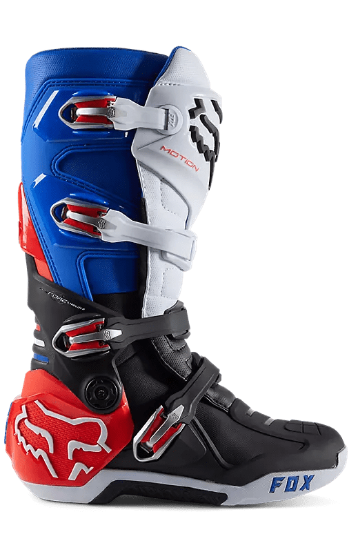 NEW Fox Racing Motion Unity LE Motocross Boots - White/Red/Blue