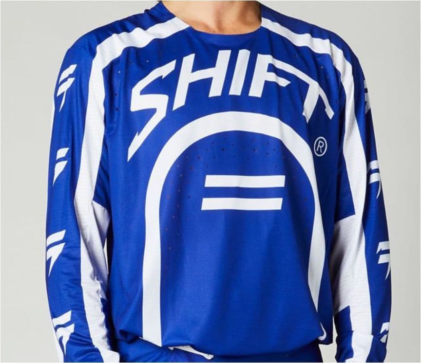 Shift 3lack Label Curv Motocross Kit Combo - Blue