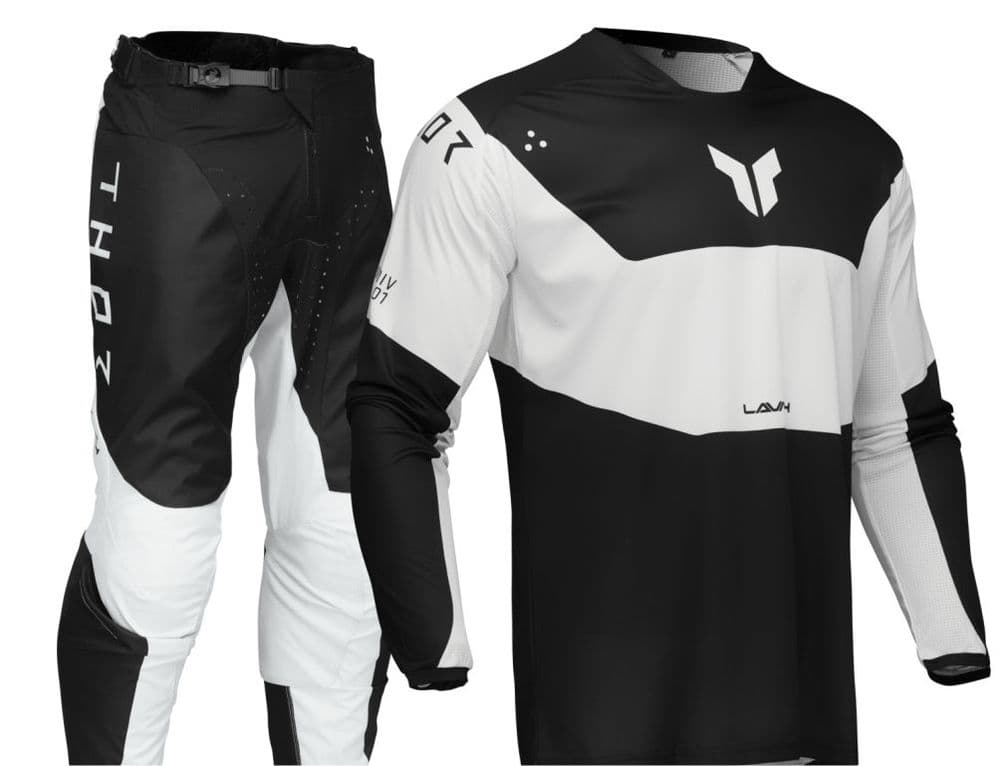 Thor Launchmode Storm Motocross Kit Combo - Black