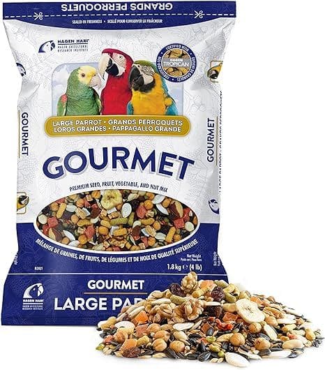 gourmet parrot food