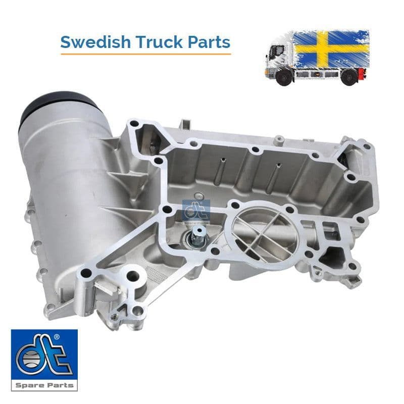 Mercedes Actros Oil Cooler Filter Cover Plate Housing 5411881204 ...