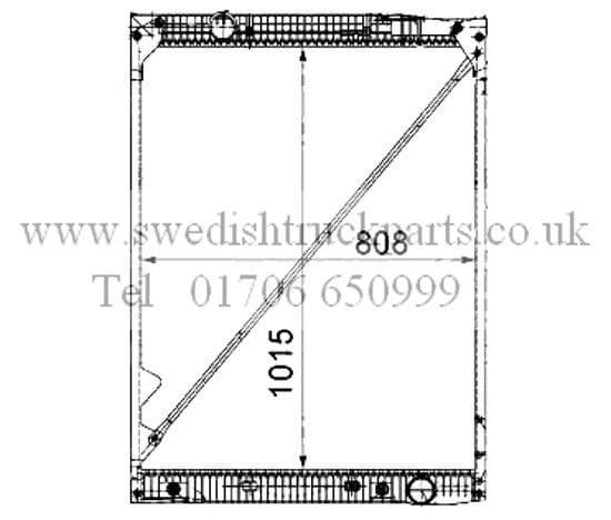 Mercedes Actros MP1 MP2 MP3 Radiator 94250002903 9425003503