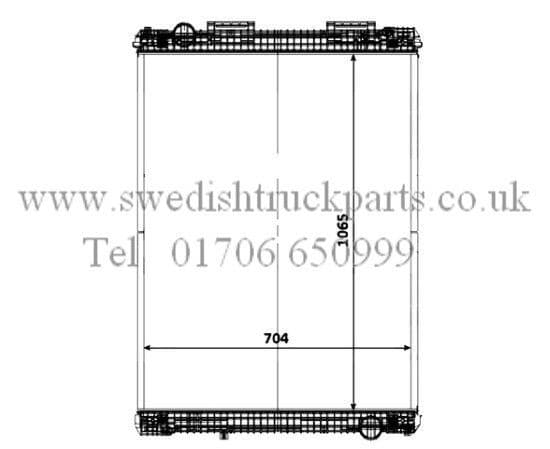 Man Radiator TGA 81061016440