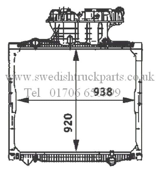 Man Radiator TGA TGS TGX 81061016520 81061016469