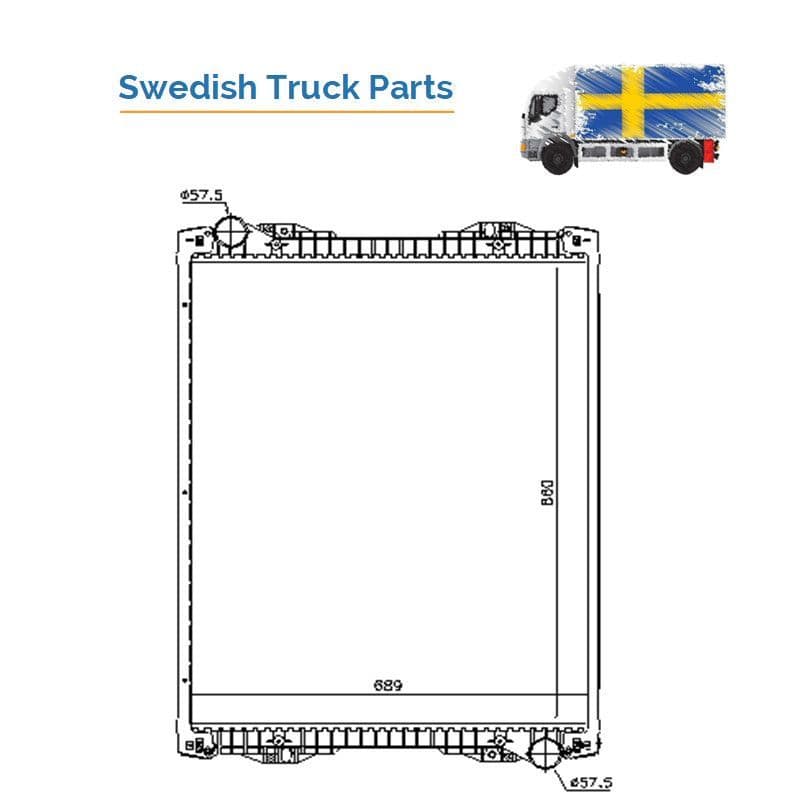 Scania Radiator P Series Coolant P230 P270 P280 P310 P320 P340 P360 ...