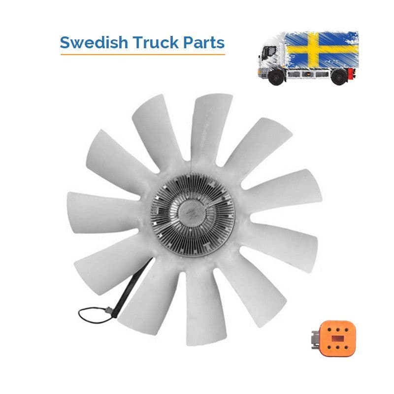 Scania Viscous Electric Fan DC13 DC16 2035611 1776551 G360 G400 G440 ...
