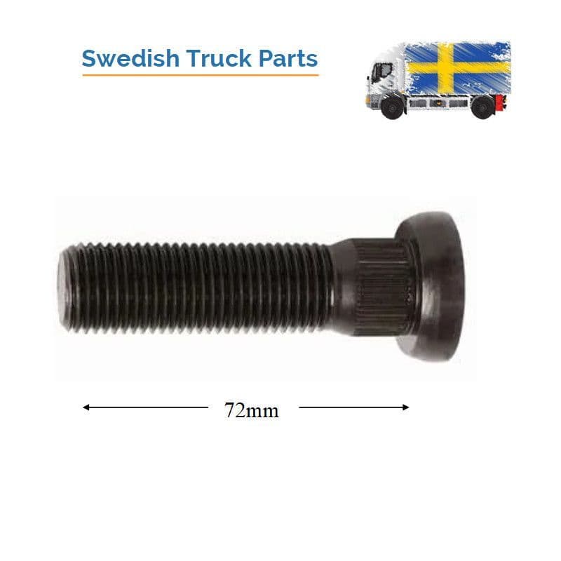 Scania Front Wheel Stud Round Head