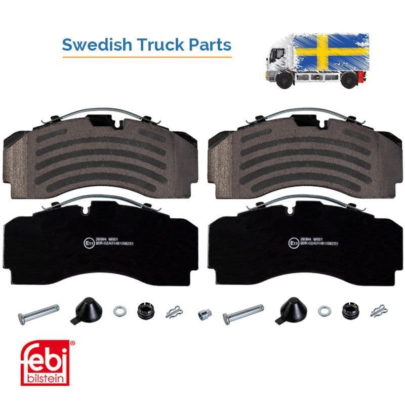 Scania Brake Pad Kit 2325212 Front Rear G360 G400 G440 G480 P230 P270 ...