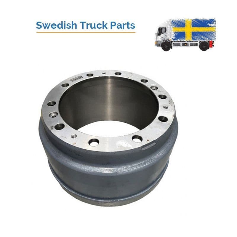 Scania Front Brake Drum 203mm 8" 1333117 1361331 1414153 2109552 392386 ...