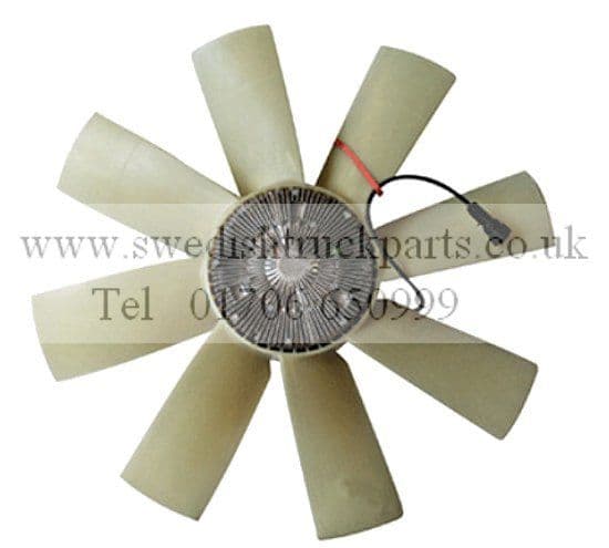 Volvo Viscous Fan Electronic 8 Blade 750mm FH16 20466635 20517753 ...