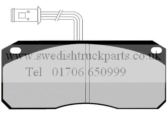 Volvo Brake Pad Kit FL4 FLC FL6 Early