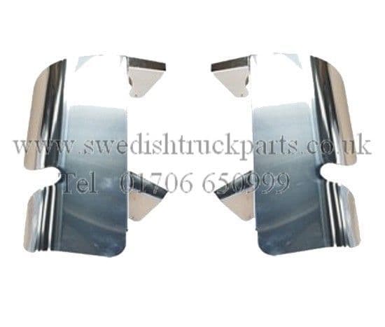 Volvo Stainless Steel Mirror Guard Kit FM FM7 FM9 FM13 FM12 FM10 FH12 ...