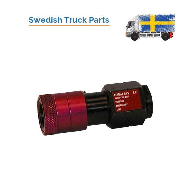 Scania Red Emergency Female Airline Coupling