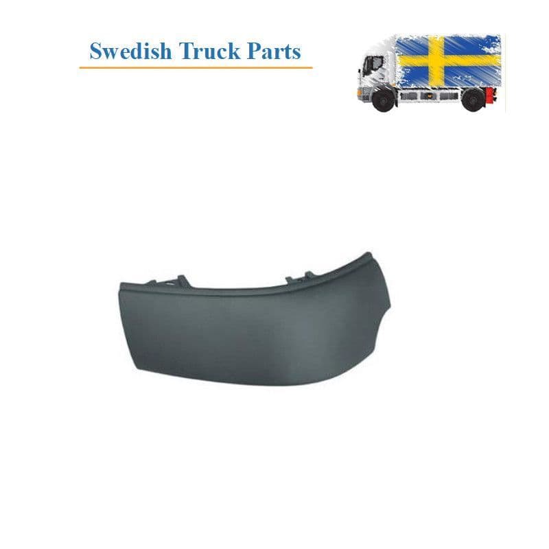 Volvo Front Bumper Section Panel LH Left Passenger Black ABS Plastic FH ...