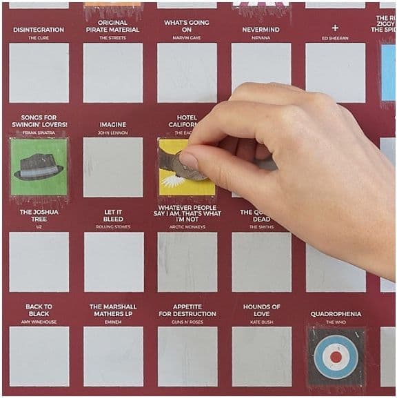 Albums Bucket List Poster | Bucket List ideas | Gifts for Music fans