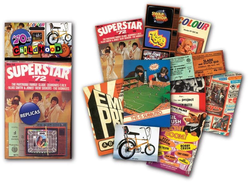 1970s Childhood Memorabilia Pack | 50th Birthday Gift ideas | Brand History