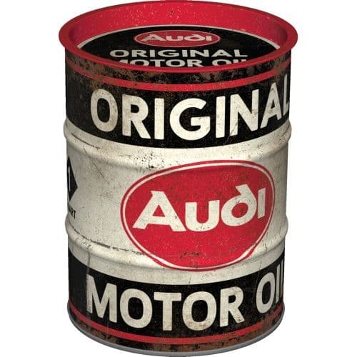 Audi Oil Barrel Money Box | Money Box for Men | Gifts for Men