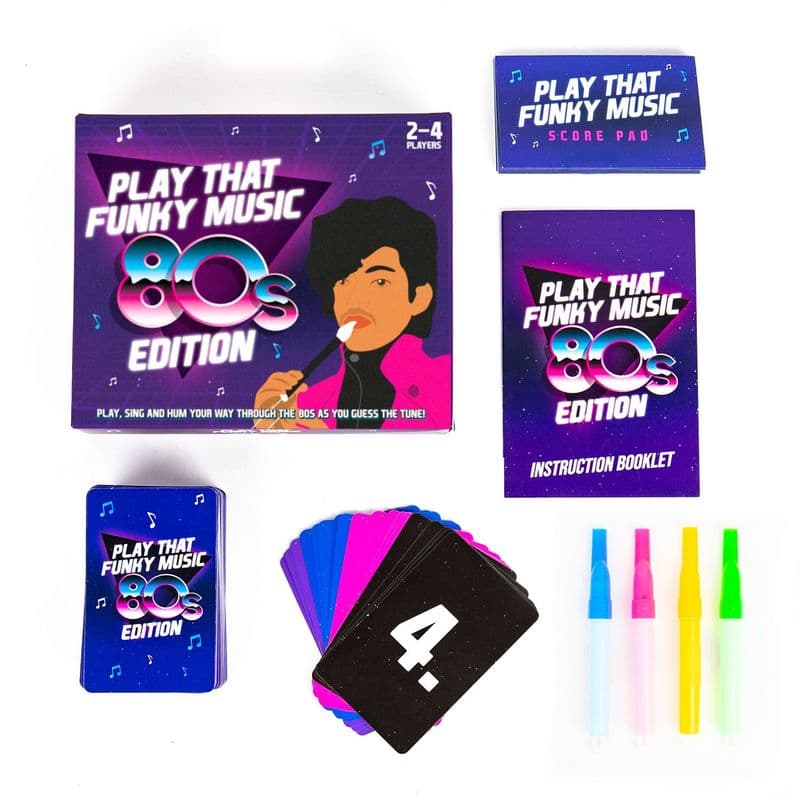 80s Funky Music Game | 80s Music Game | 40th Birthday Gift