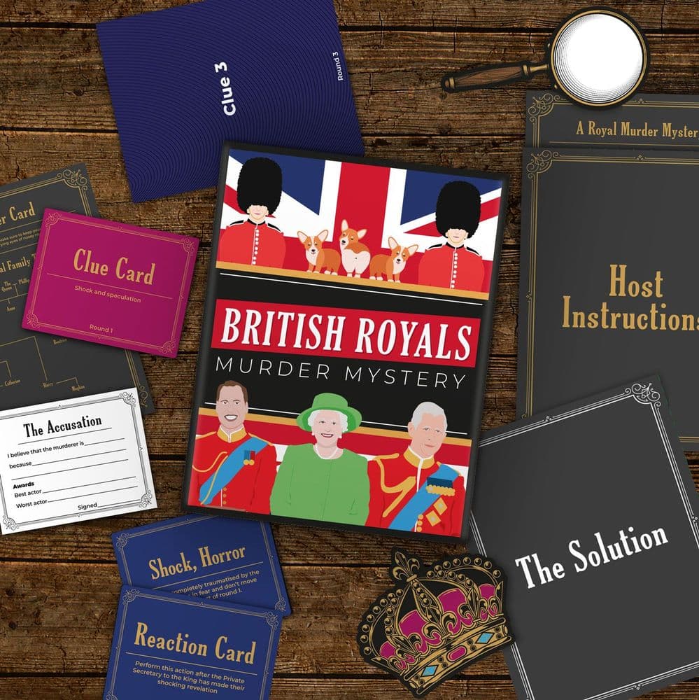 British Royals Murder Mystery | Murder mystery Games | Christmas Gifts