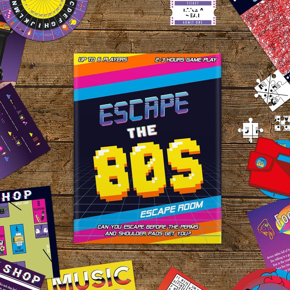 Escape The 80s Escape Room | Escape Room Games | 40th Birthday Gifts