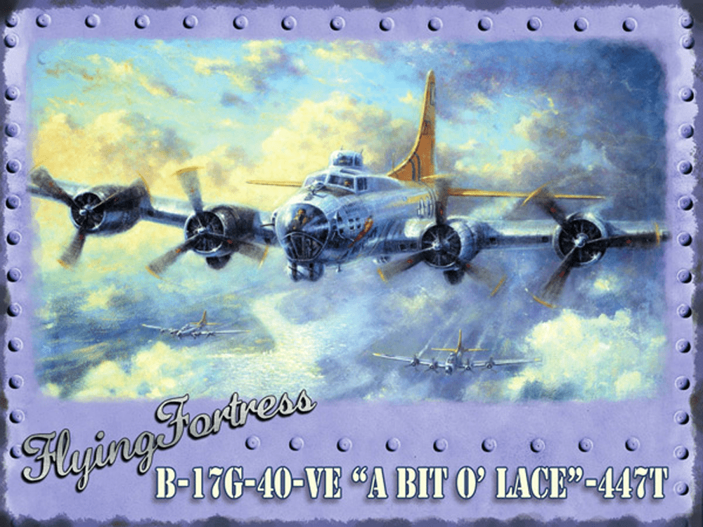 Flying Fortress Metal Wall Sign | World War II Memorabilia | Military ...