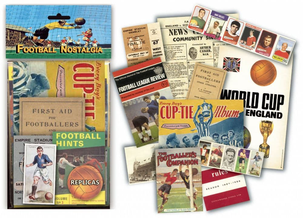 Football Memorabilia Pack | Gift Idea for Him | Historical Documents