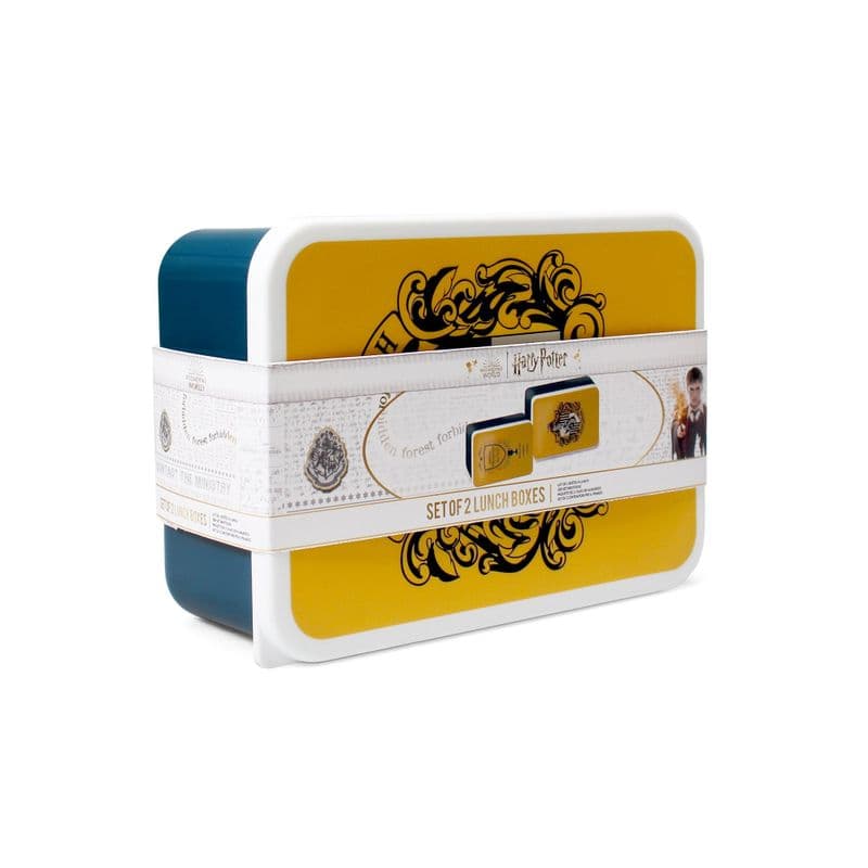 Harry Potter Hufflepuff Lunch Boxes | Harry Potter Gifts | Lunch Box set