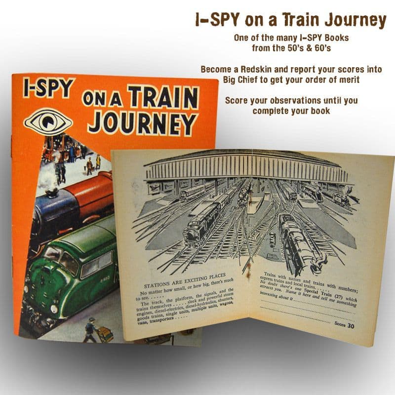 I-SPY on a Train Journey | Travel Games | Nostalgic gift ideas