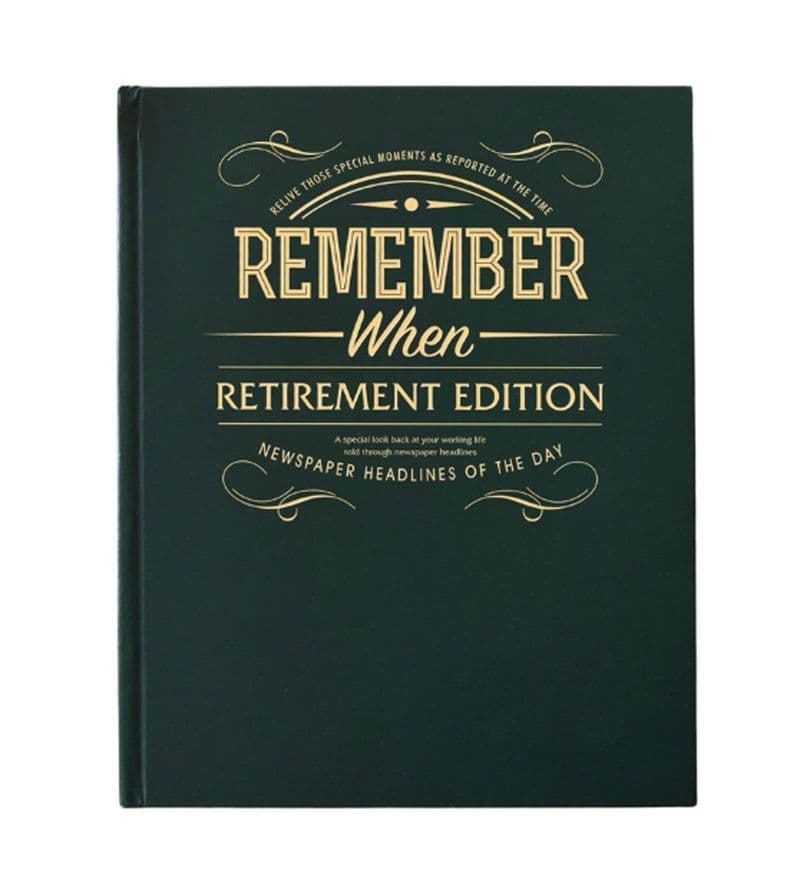 Personalised Retirement Book | Personalised Gifts | Unique Gift Ideas