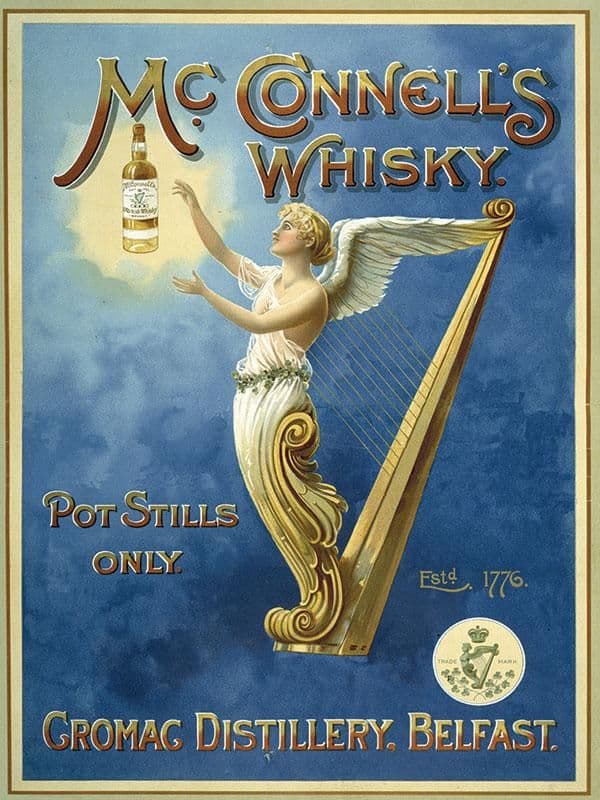 McConnell's Whiskey Metal Wall Sign | Home Bar Sign | Vintage ...