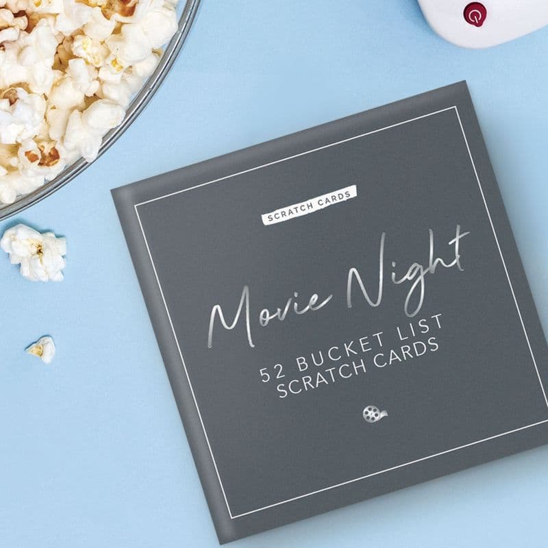 Movie Night Scratch Cards | Gifts for Movie Buffs | Gifts For Couples