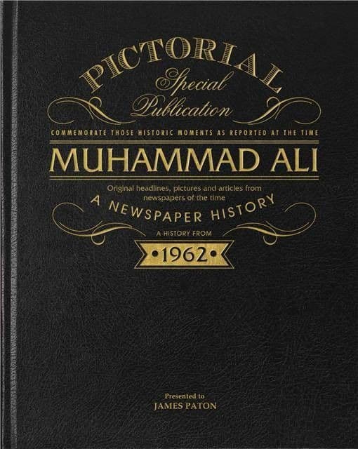 Personalised Muhammad Ali Newspaper Book | Personalised Gifts