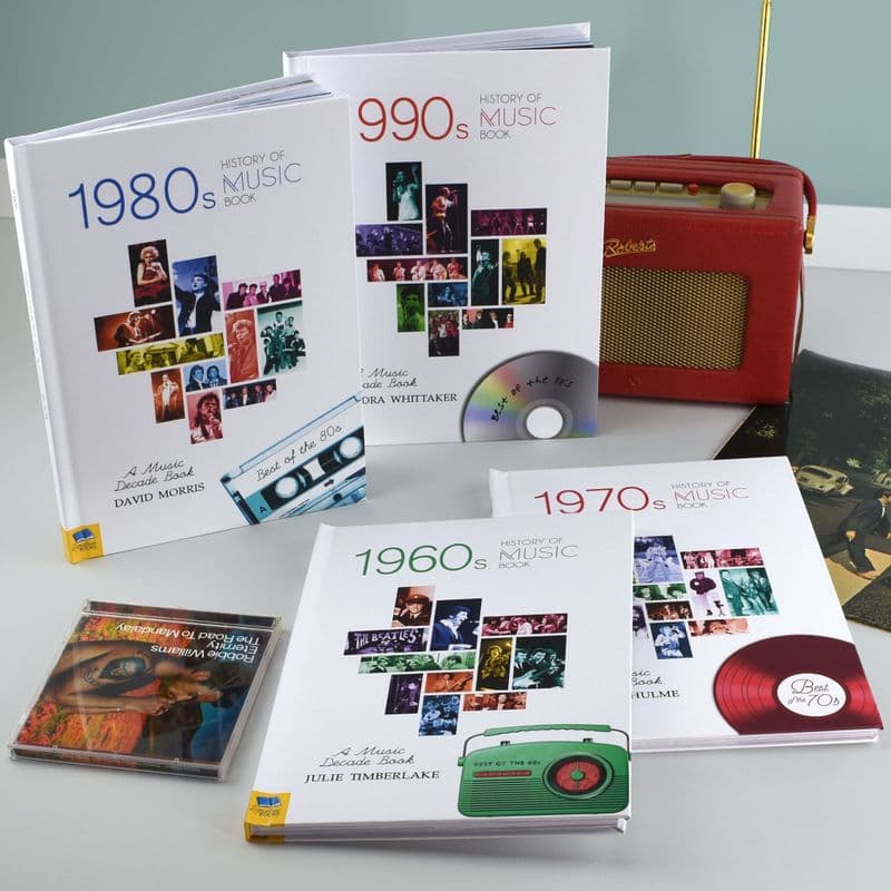 Personalised Music Decade Book | Personalised Gifts | Unique Gifts